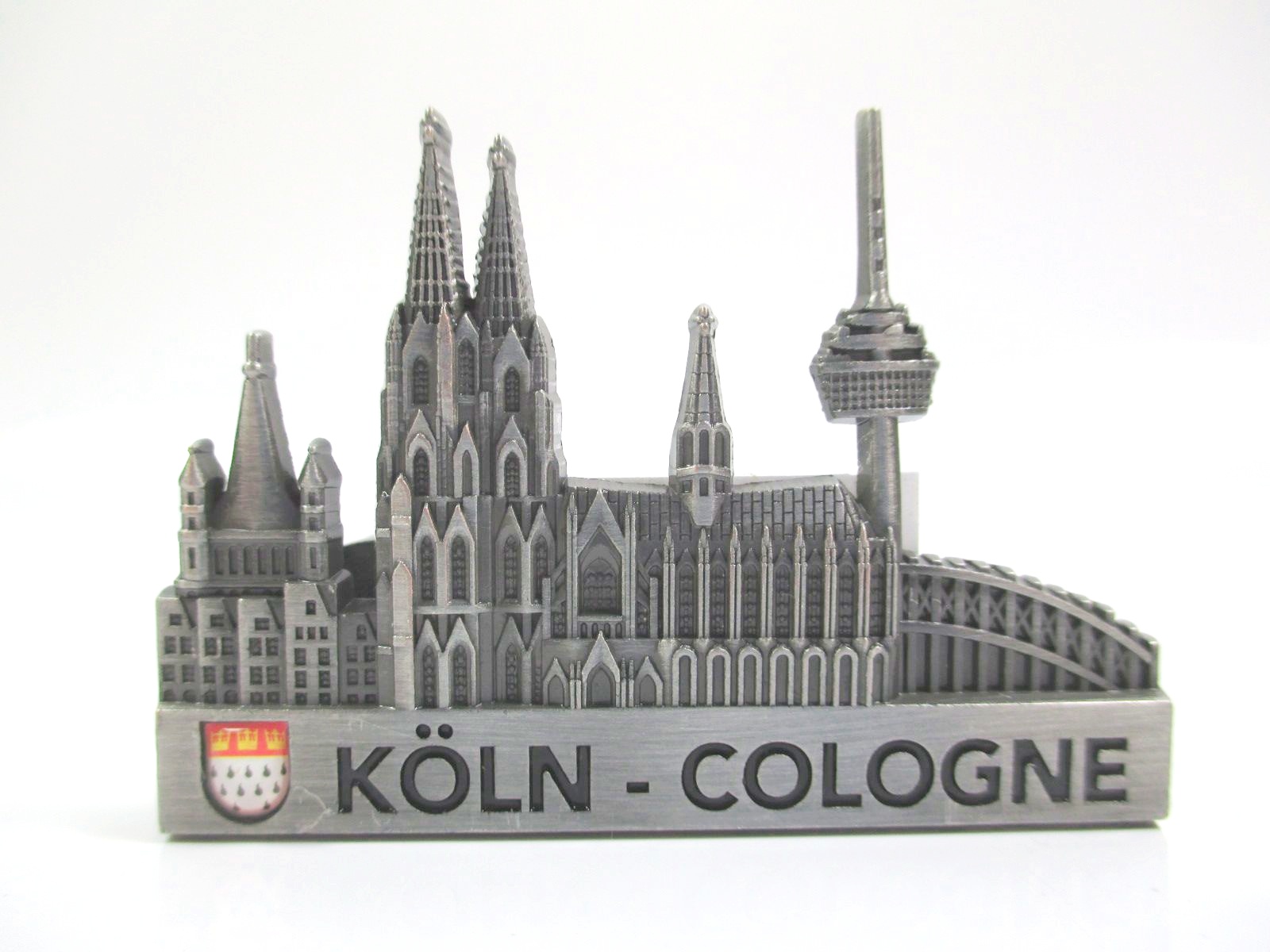 Köln Cologne Dom Collage 3D Metall Fridge Magnet Souvenir Germany,edel,sil