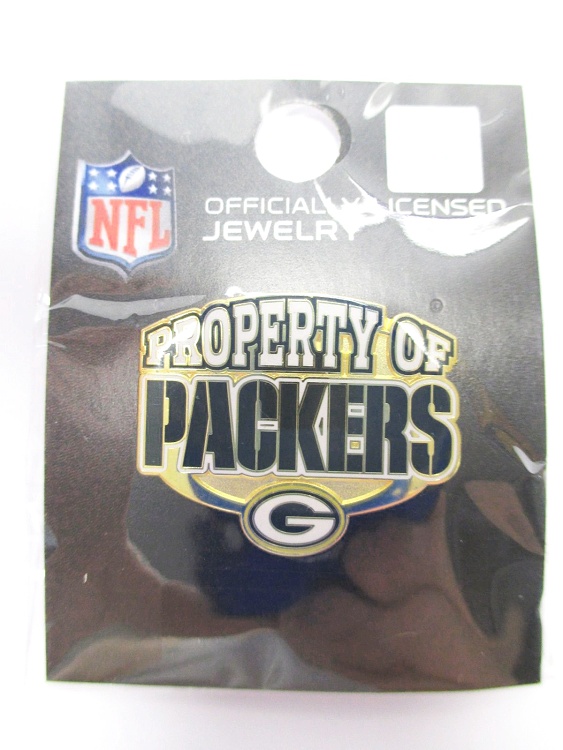 Green Bay Packers Logo Pin Property Badge NFL Football Metall Wappen ...