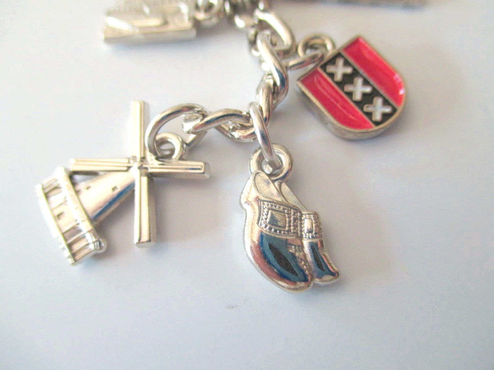 Holland Amsterdam Schlüsselanhänger Keychain Souvenir Niederlande 6 Charms