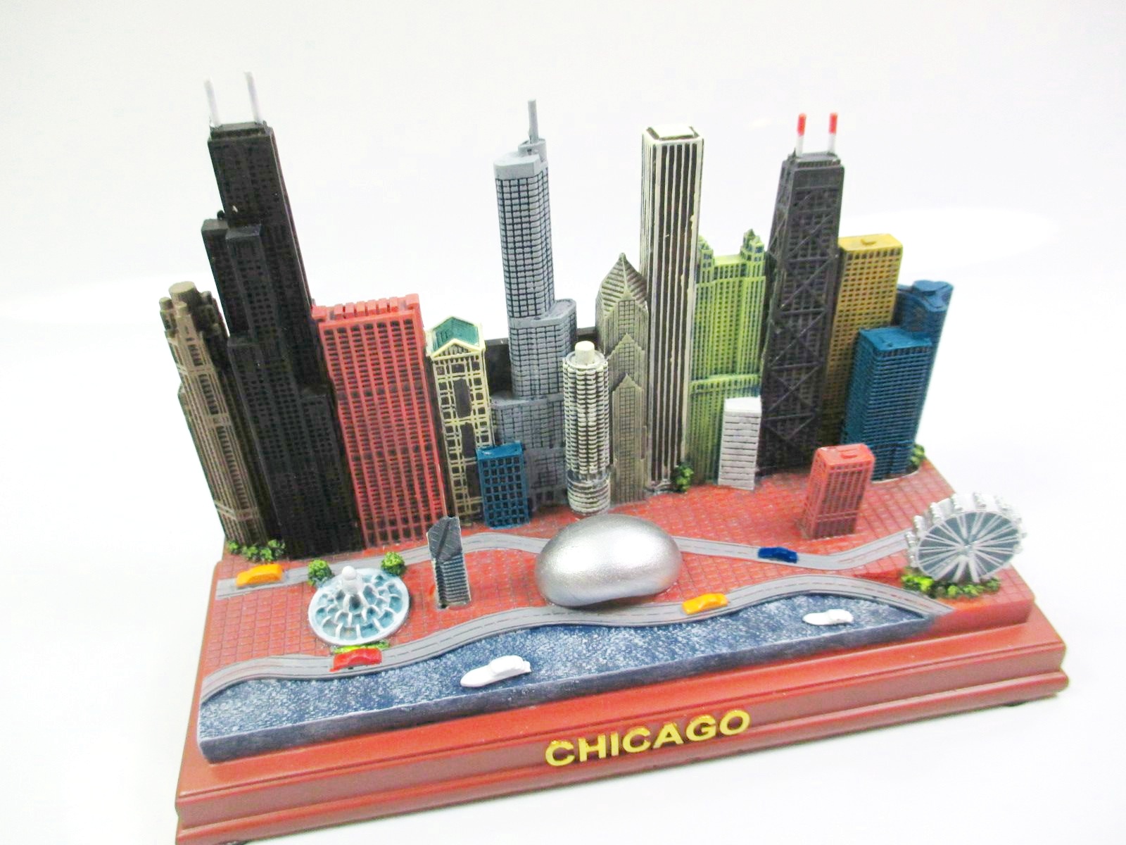 Chicago Hancock Center The Loop The Bean Lake Michigan Poly Modell ...